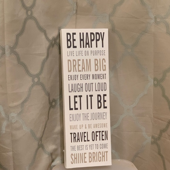 Wall Decor | Canvas With Inspirational Messages | Poshmark